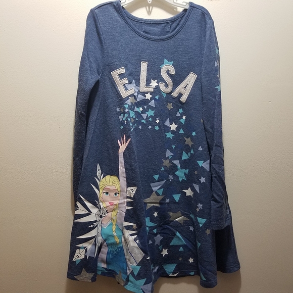 Disney | Dresses | Disney Elsa Olafs Frozen Adventure Blue Twirl Dress ...